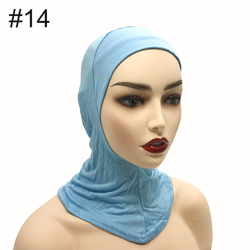 Women's Under Scarf Hat Cap Bone Bonnet Ninja Hijab Islamic Neck Covers Muslim | eBay