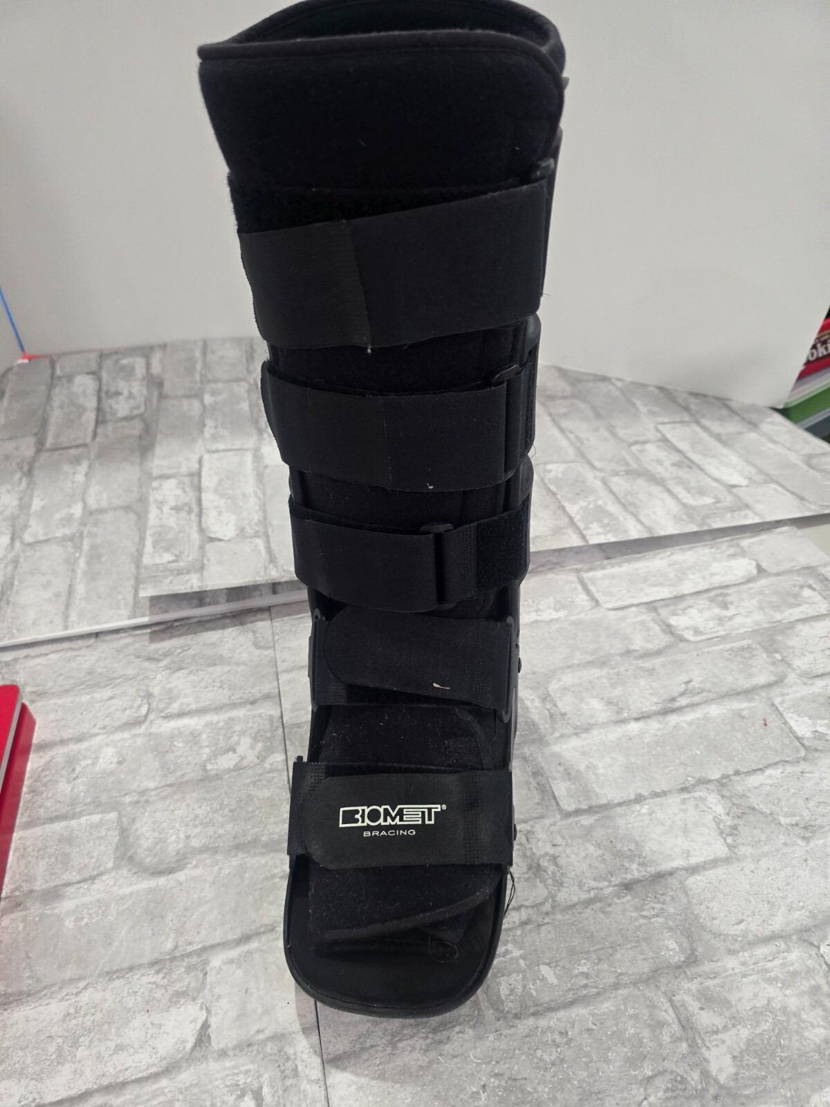 Orthopedic Foot Ankle Boot Brace Biomet Ortho Size L/XL 1 foot Long, 17 ...