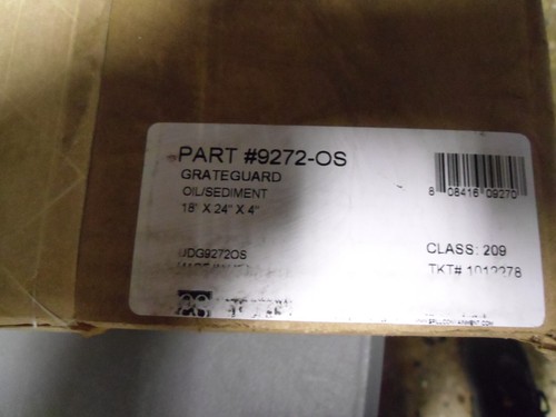 ULTRATECH Grate Guard 18"Lx24"W x4" H Oil/Sediment 145 gpm Max Flow rT ...