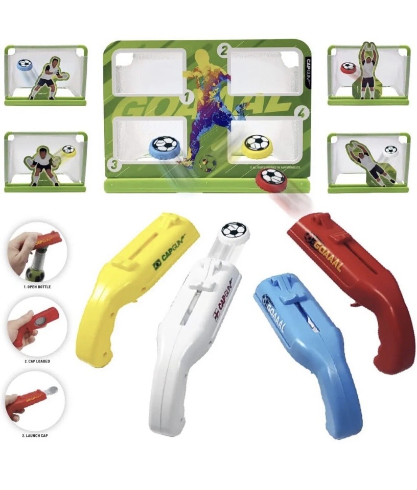 4 Pack Firing Cap Gun Launcher Shooter Bottle Opener Beer Cap Openers ...