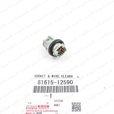 New Genuine Toyota 13-18 Rav4 xA Prius Prime Back Up Lamp Socket 81615 ...