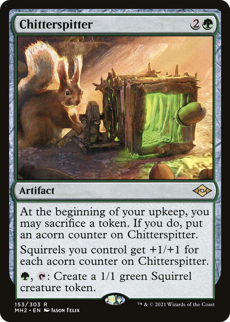 EDH Chatterfang, Squirrel General Custom Commander Deck! MTG EDH | eBay