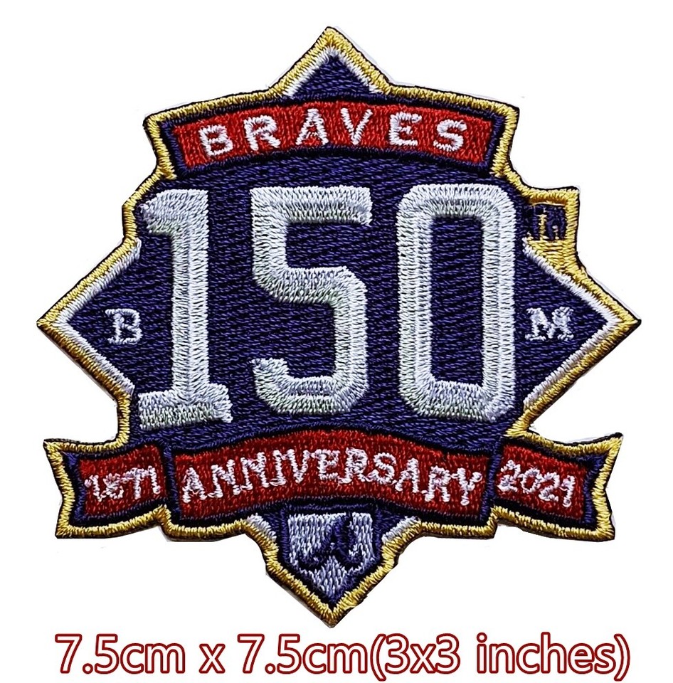 Atlanta Braves Baseball PATCHES Embroidery MLB Logo iron&Sewing on ...