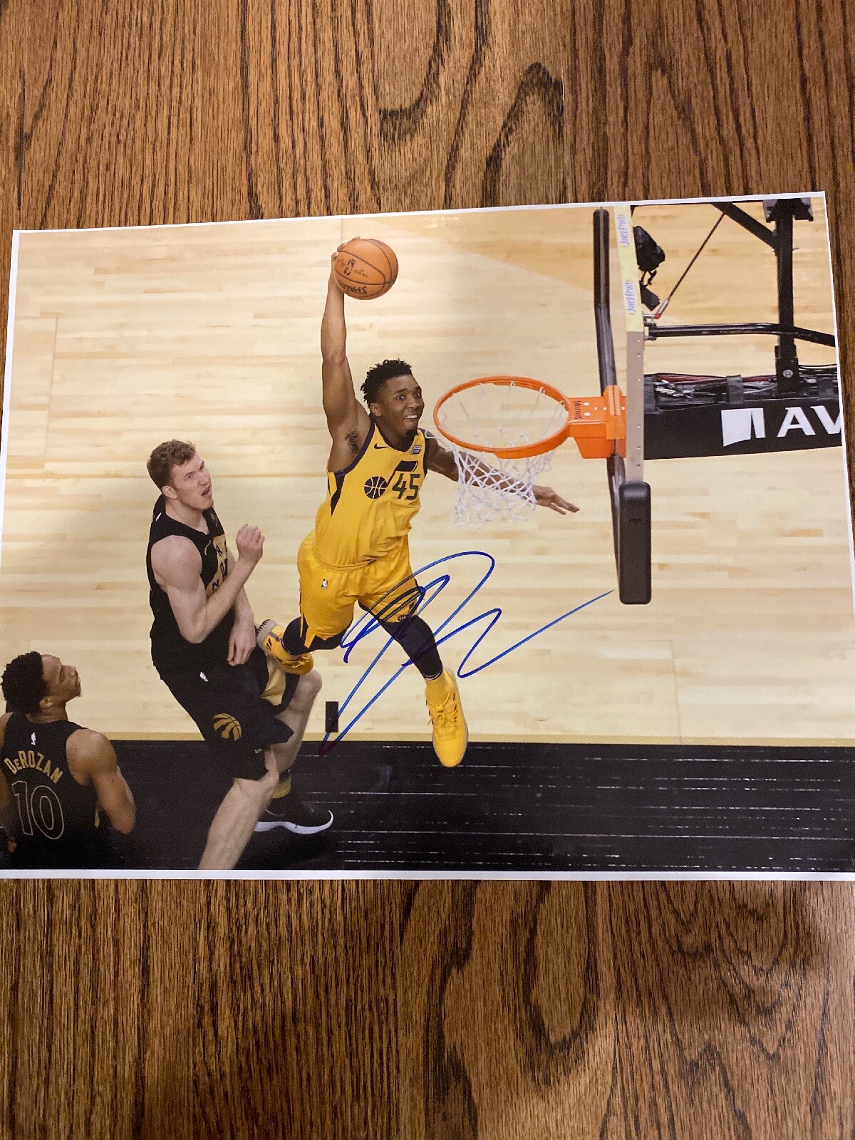 Donovan Mitchell signed auto 11x14 Jazz photo MITCHELL. Good Sig | eBay