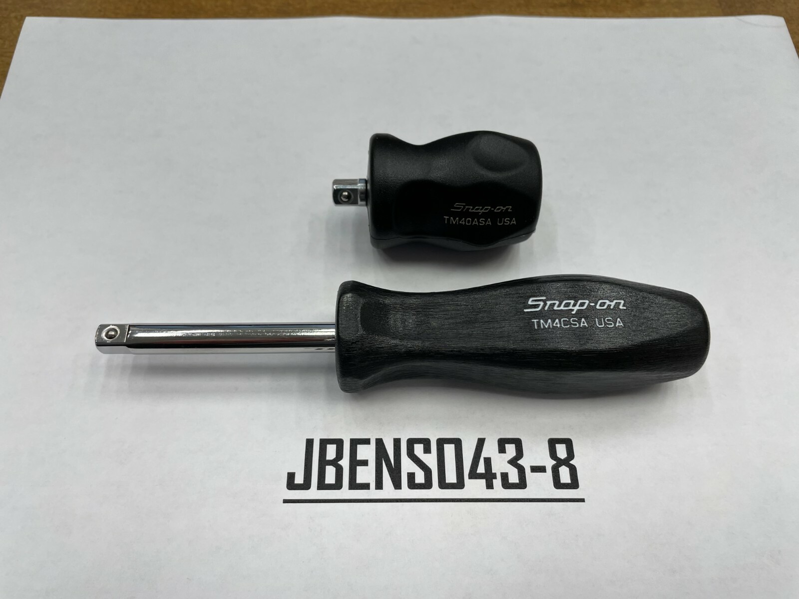 Snap-on Tools USA NEW 2 Piece BLACK Hard Handle 1/4" Drive Shank Driver ...