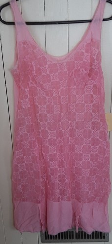Vintage Lacy Pink Charmant Nighty/Full Slip | eBay