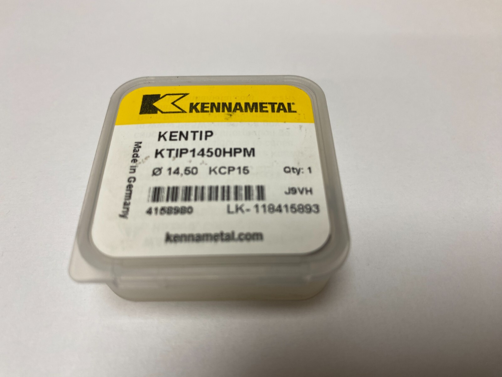 KENNAMETAL KTIP 145R3SS16M + KTIP 1450HPM KCP 15 1pcs | eBay