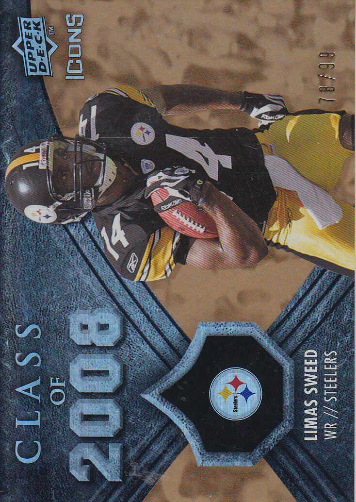 2008 Upper Deck Icons Class of 2008 Gold Football Card #CO24 Limas ...
