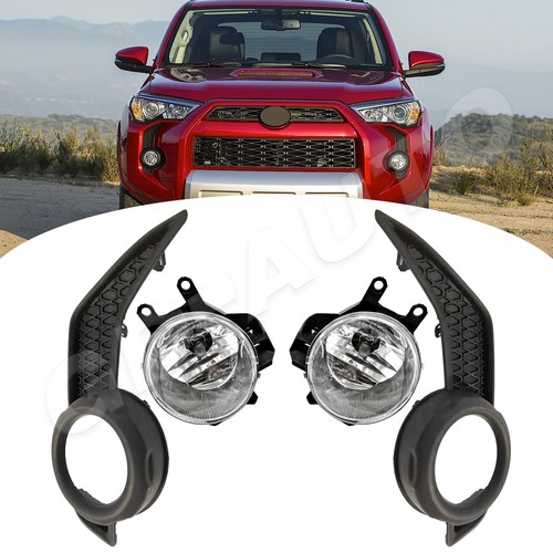 For 2014-2020 Toyota 4Runner TRD/SR5 Fog Lights+Lamps Bezel Trim ...