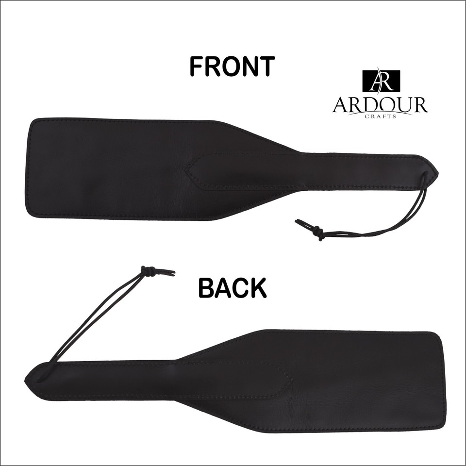 Genuine Cowhide Leather Paddle Slapper Flexible Light Weight Spanking ...