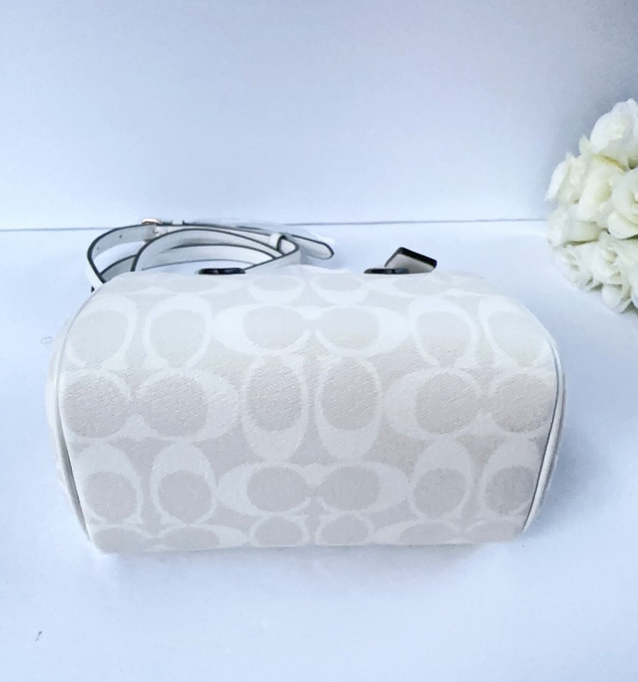 NWT Coach Mini Rowan Crossbody In Signature Canvas Cw329 | eBay