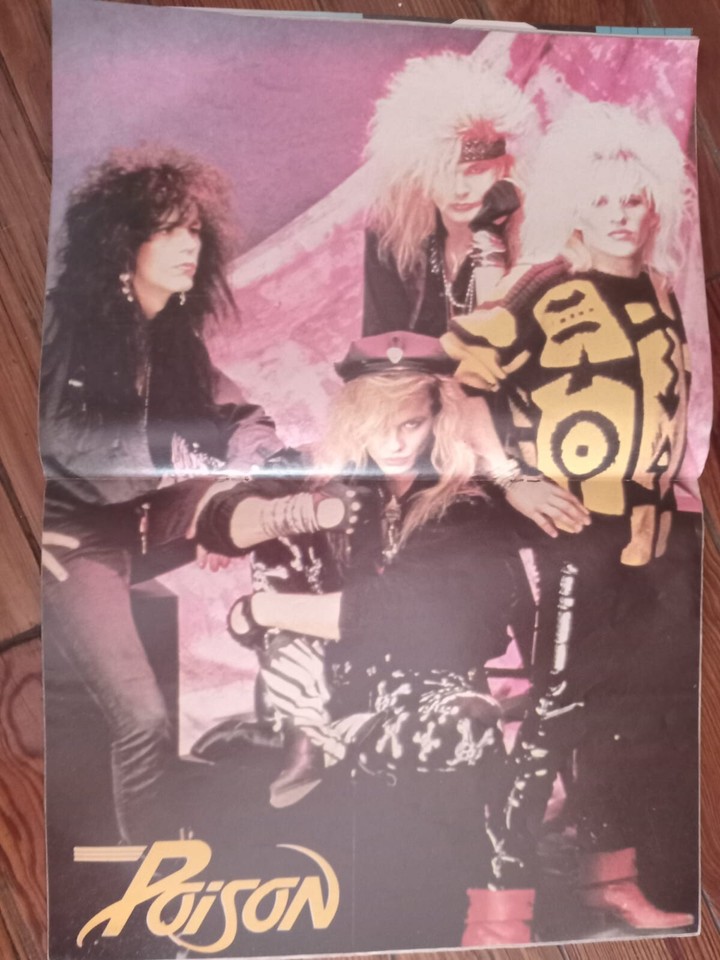 RITCHIE BLACKMORE DEEP PURPLE ARG 1987 - Original METAL Mag- POISON ...