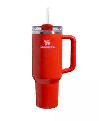 Valentines Day Rose Red Stanley Cup 40 oz Quencher H2.0 Stanley Tumbler ...