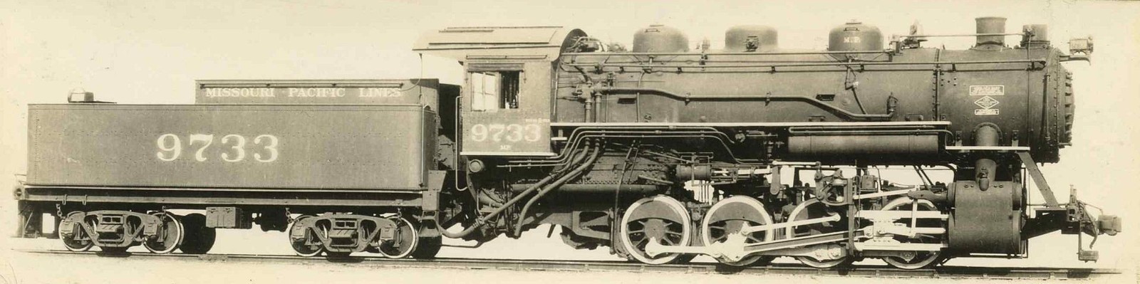 7BB565 RP 1930s? MOPAC MISSOURI PACIFIC RAILROAD ENGINE #9733 | eBay