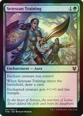 MTG Setessan Training Foil ** Theros Beyond Death ** English | eBay