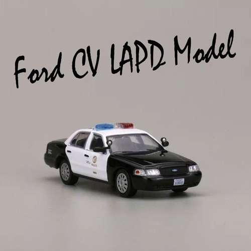1:64 Scale Ford CV LAPD PL Cruiser - Diecast Metal Model Car 596 | eBay