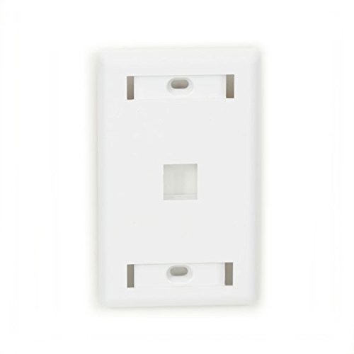 Black Box GigaStation2 1 Socket Network Faceplate - 1 x Socket(s ...