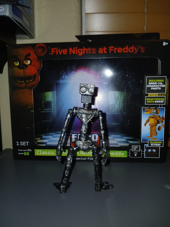 Endo Series FREDDY & WITHERED FREDDY Custom Set Jazwares FNAF Action ...