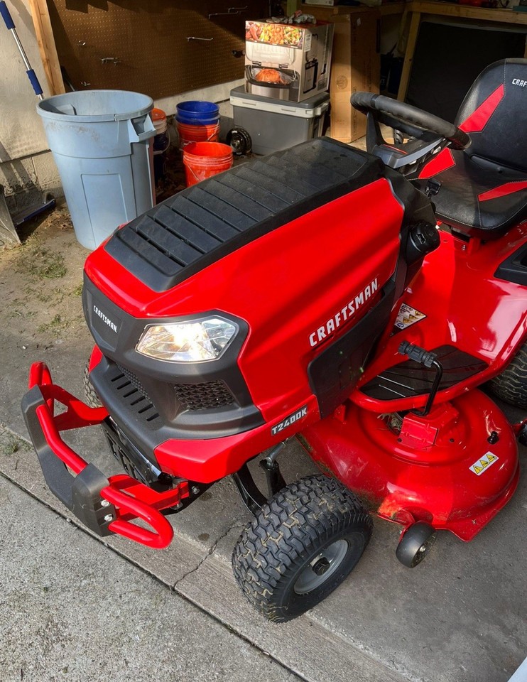 Craftsman T150 46-in 19.0 HP Hydrostatic Riding Mower | eBay