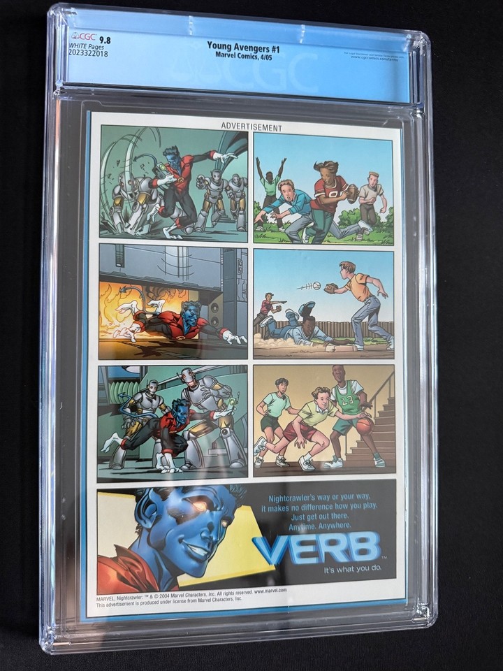 Young Avengers #1 CGC 9.8 White 1st first Appearance Kate Bishop Marvel ...