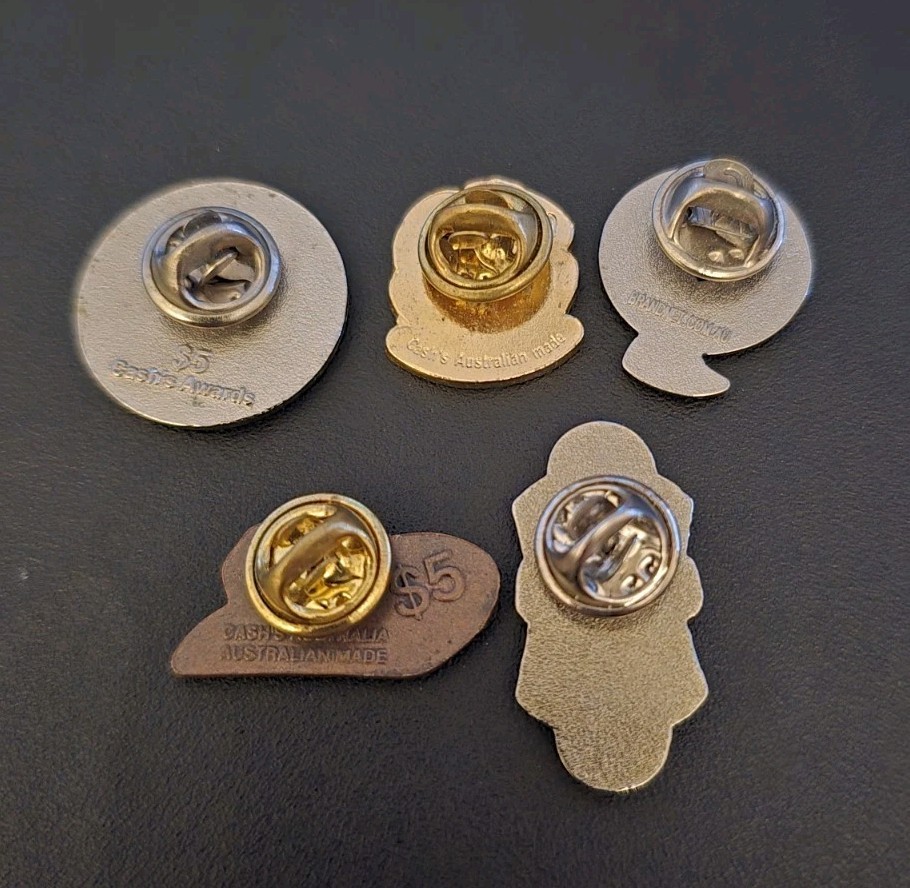 ANZAC / Poppy Appeal Remembrance Pin Lot – Lest We Forget Badges x5 ...