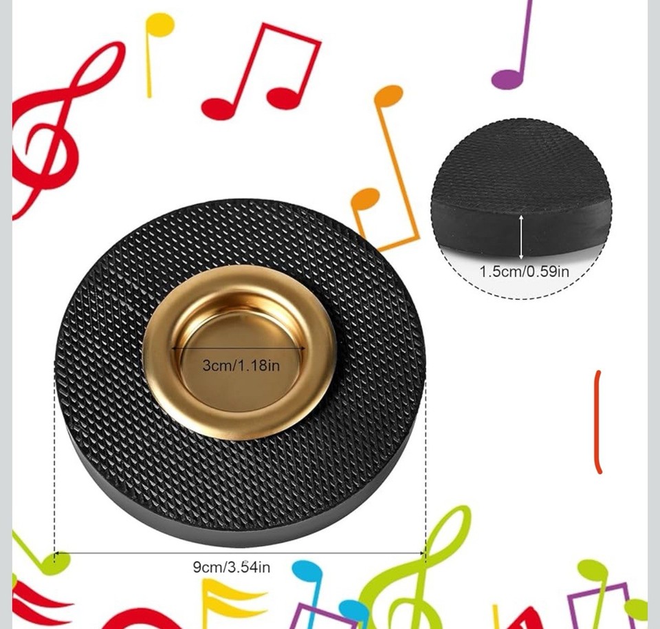 Cello endpin Anchor Stopper, Rubber Rock Stop Mat Pad endpin Rest ...