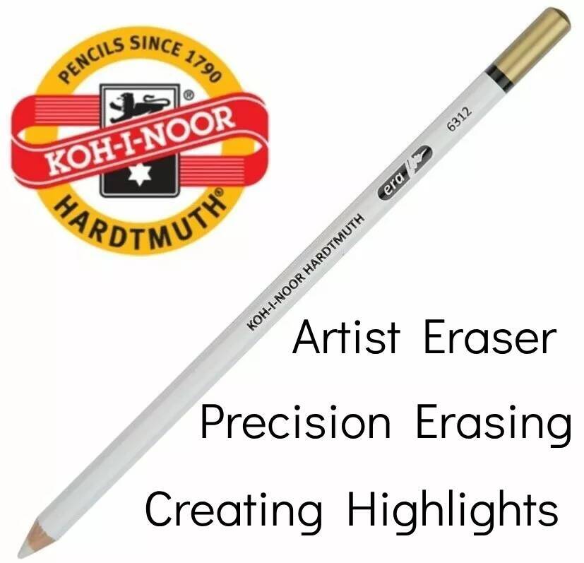 KOH-I-NOOR ERASER RUBBER PENCIL - Precise Accurate erasing Art ...