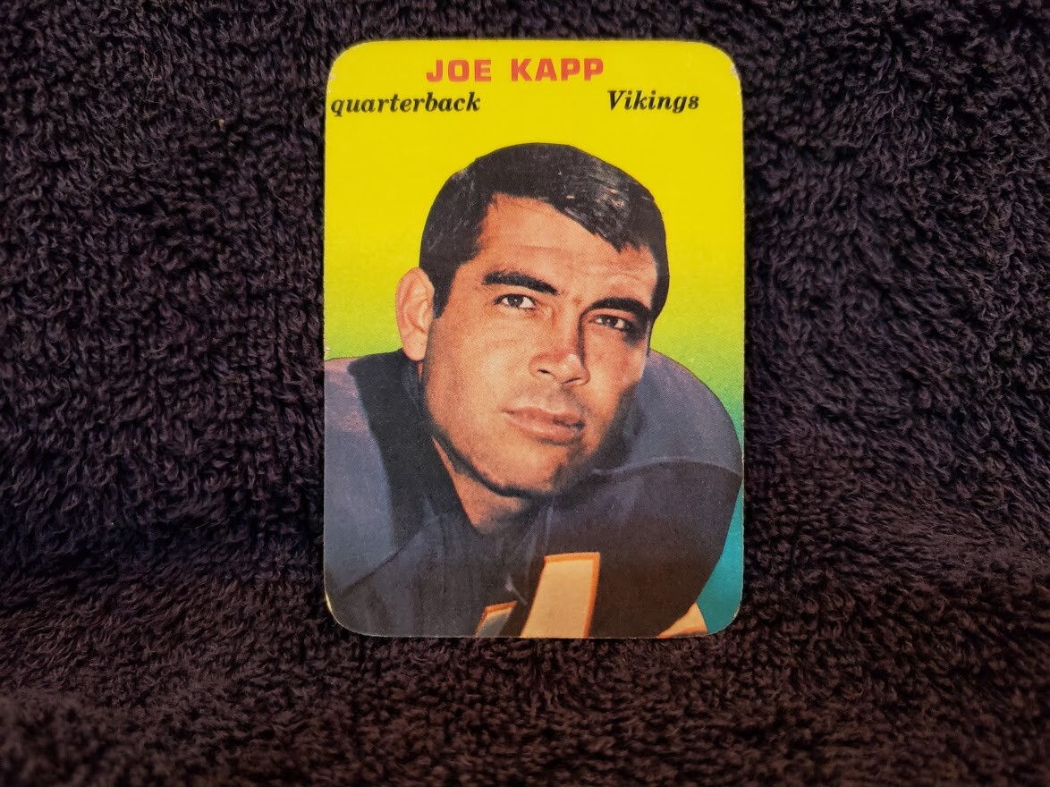BEAUTIFUL 1970 Topps Glossy #12 Joe Kapp Card, Minnesota Vikings, NICE ...