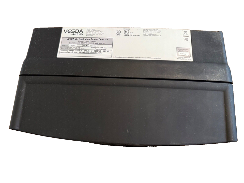 Xtralis VESDA VLI-880 Aspirating Smoke Detector Panel (Never Installed ...
