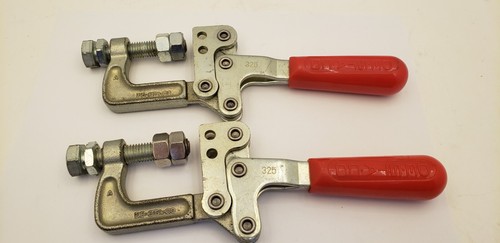 DESTACO #325 SQUEEZE ACTION CLAMP, 800lb. MAX, JAW MOVES 90° (LOT OF 2 ...