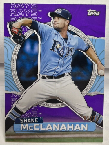 Shane McClanahan 2023 Topps RIP PURPLE #'d 3/25 RIP Card #94 - TAMPA ...