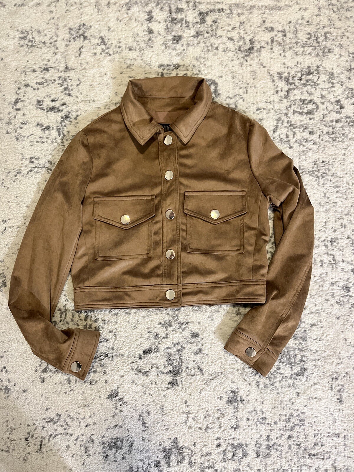 House of Harlow 1960 Faux Suede Jacket cropped XS wom… - Gem