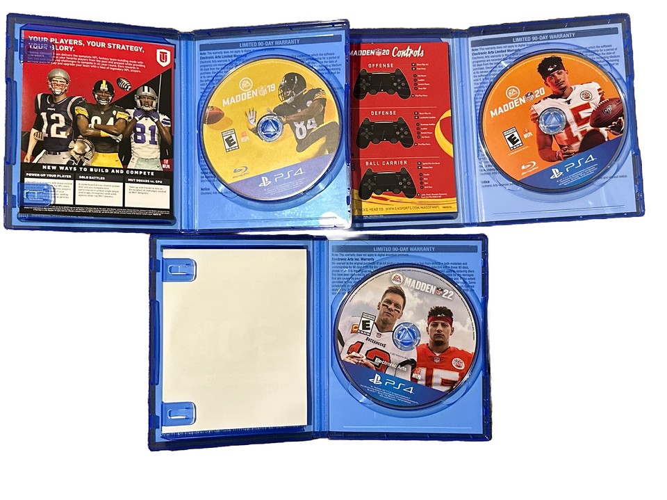 Madden ps4 bundle 3 games 19 20 and 22 | eBay