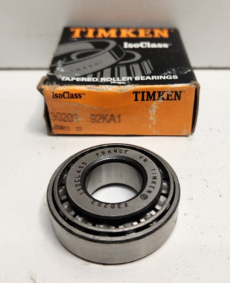 NEW OLD STOCK! TIMKEN 17MM BORE X 40MM OD TAPERED ROLLER BEARING 30203 ...