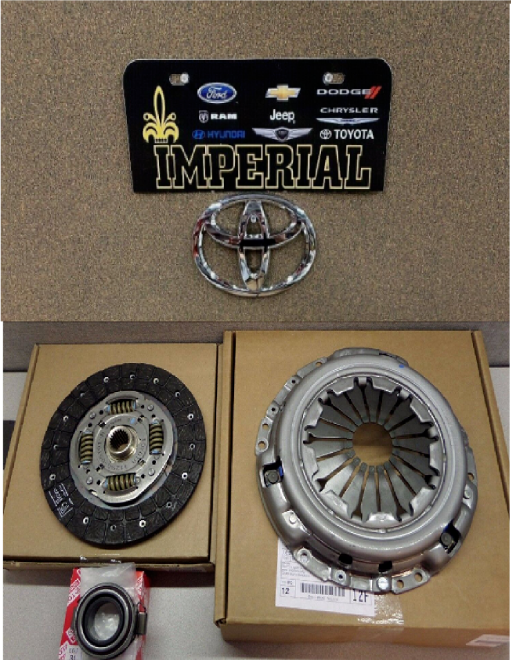 2003-2008 TOYOTA COROLLA CLUTCH KIT WITH FLYWHEEL 1ZZFE 1.8L GENUINE ...