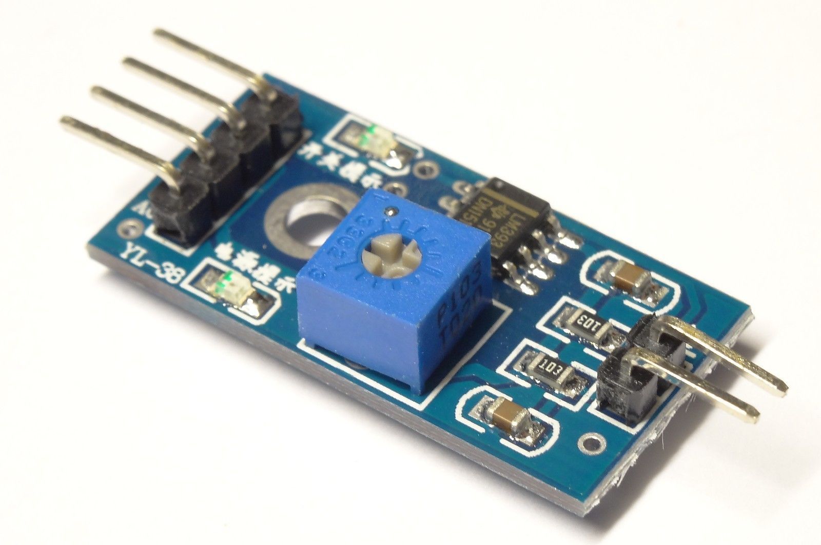 Hygrometer Feuchtigkeitssensor YL-69 SBT4447 Sensor Modul für Arduino ...