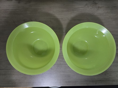2 Tupperware Impressions Green Bowl #3621B without Lids | eBay