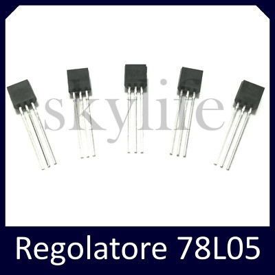 5 pz 78L05 L78L05ACZ 7805 LM7805 UA7805 Regolatore 5V 0,1A - 5 pezzi | eBay