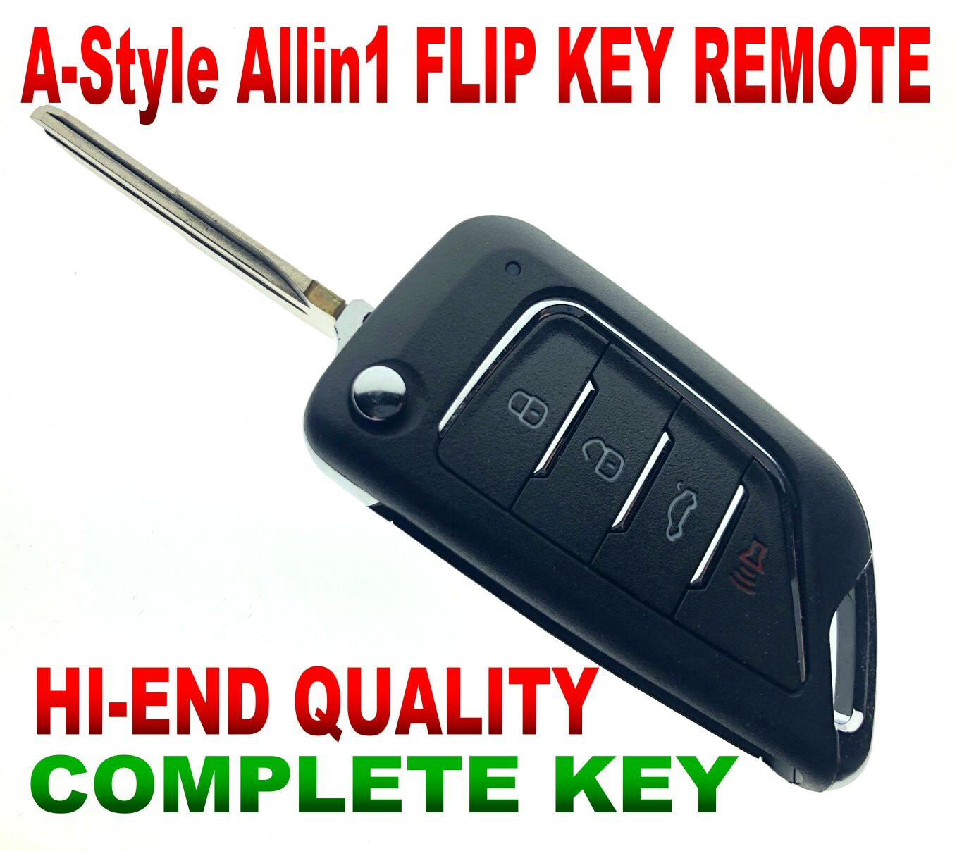 KEY CUT BY PHOTO A4 FLIP remote for Toyota TACOMA SEQUOIA CHIP-G ...