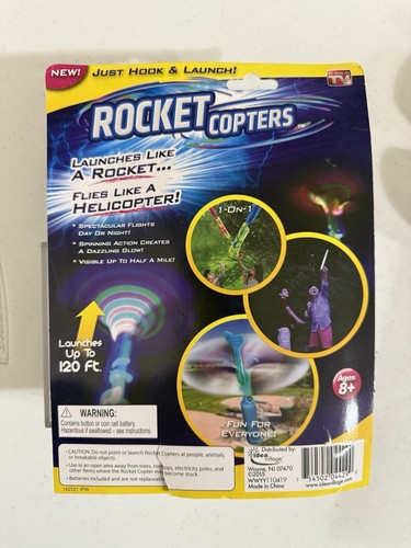 Rocket Copters Soaring LED Helicopters As Seen On TV 6 Pack Multicolor ...
