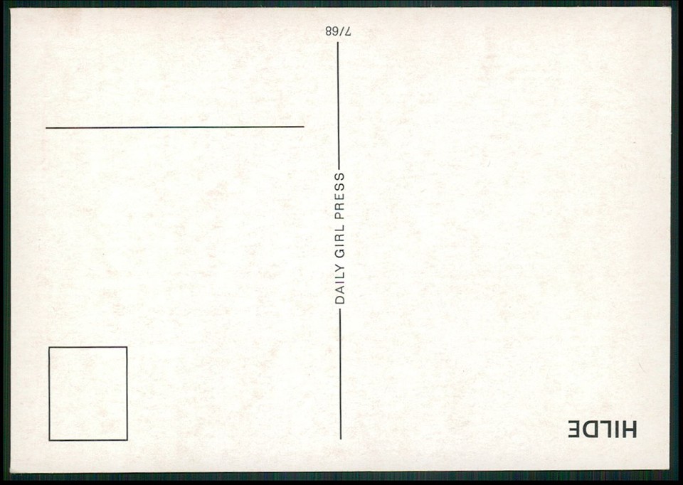 Hilde Daily Press Girl risque European Pinup pin up nude original 1950s ...