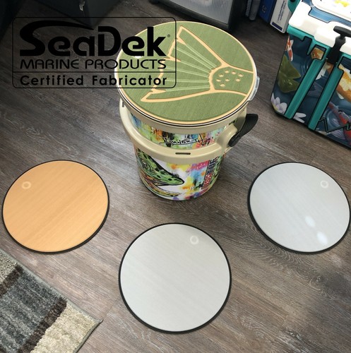 SeaDek Pad Top fits YETI Loadout Bucket Accessories - Blank - Olive ...