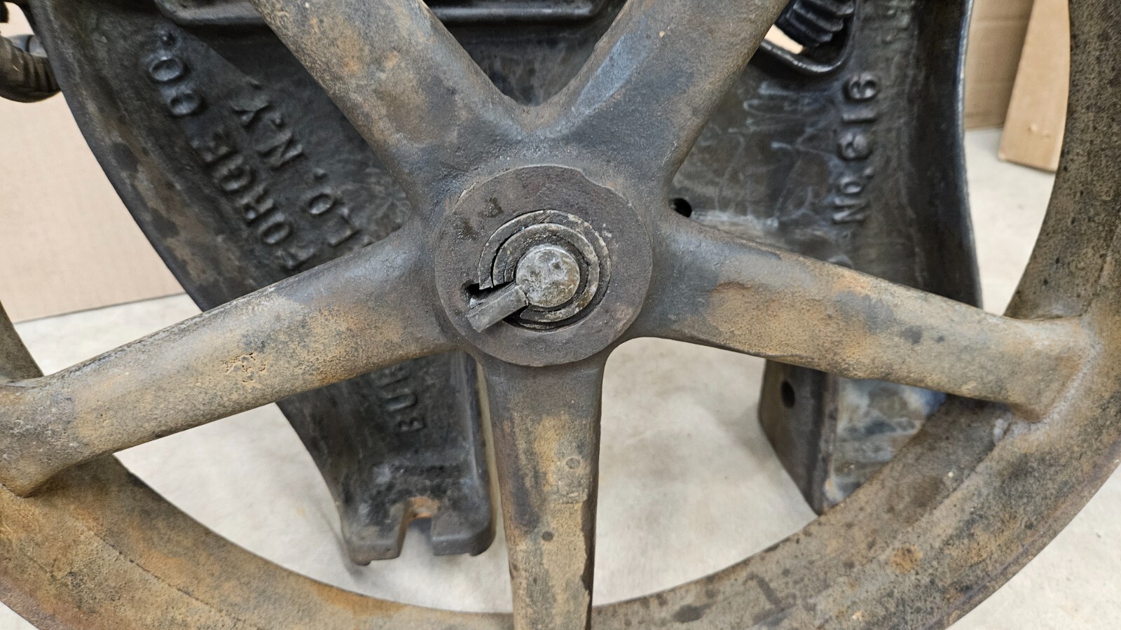 Antique Buffalo Forge Co. Buffalo, NY Hand Crank Drill Press No. 616 | eBay