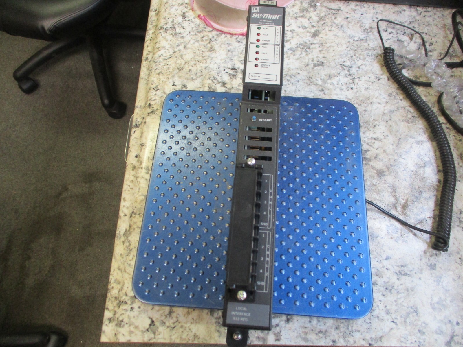 SQUARE D SY/MAX LOCAL INTERFACE MODULE SER N2 REV 1.10 CRM 210 30608 ...