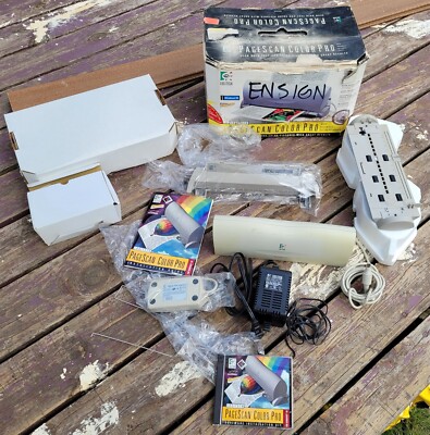 Vintage 1996 RARE Logitech Pagescan Color Pro Document & Photo Scanner ...