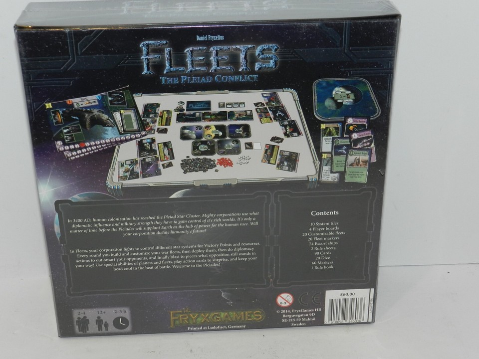 FRYXGames Board game Fleets The Pleiad Conflict game Brand New Sealed ...