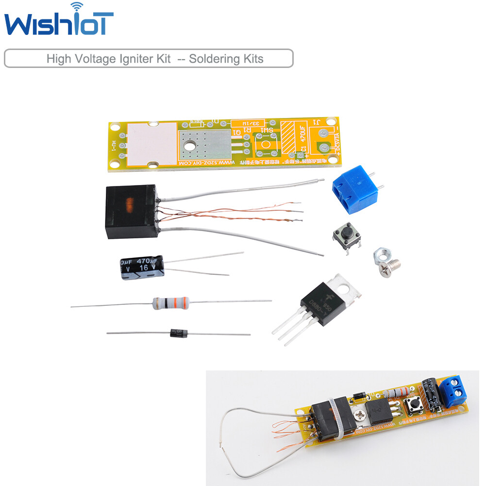 High Voltage Igniter Kit Arc Ignition Parts DIY Kit Arc Igniter Module ...