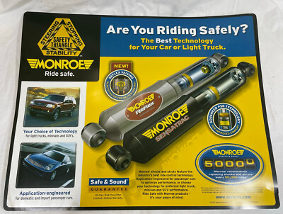 2003 Monroe Auto Brand Shocks & Struts Collectible Sign 20 X 16" | eBay