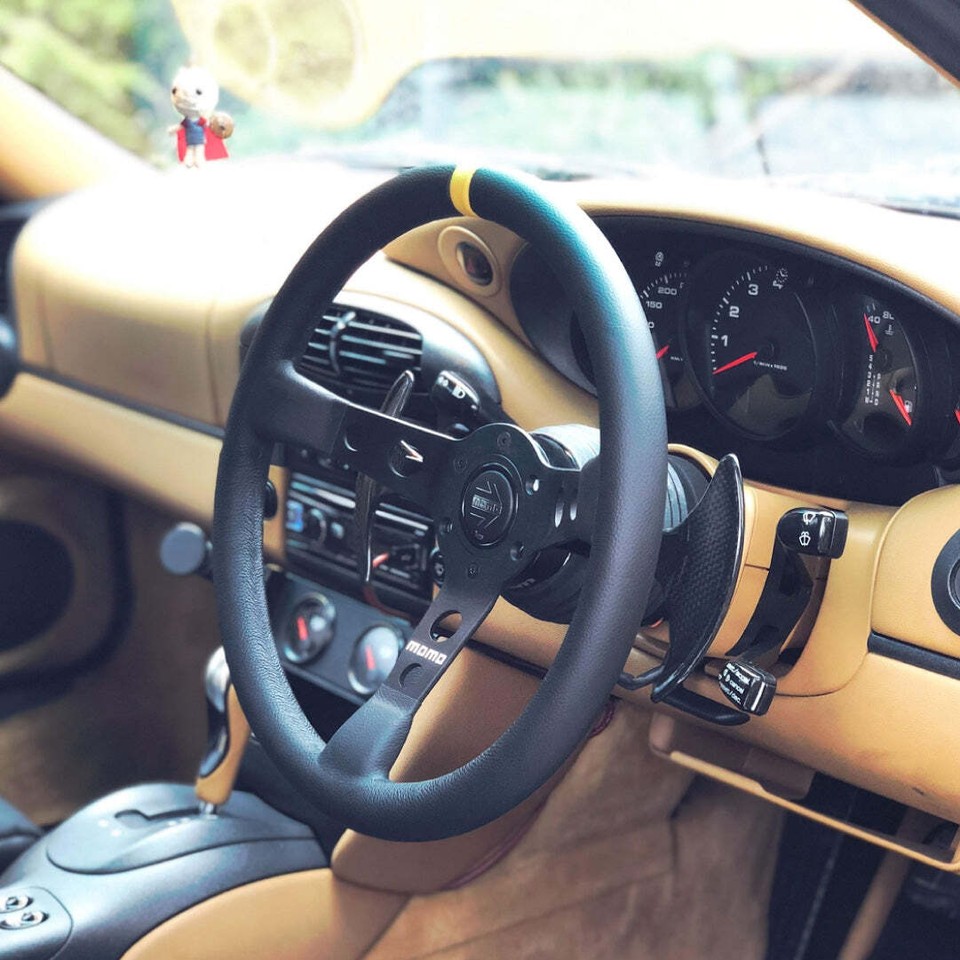 Works Bell Paddle Shifter Switches Flappy Gearshift Paddles NEO Porsche ...