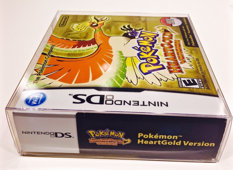 1 Box Protector for Pokemon Heartgold / Soulsilver case Nintendo DS ...